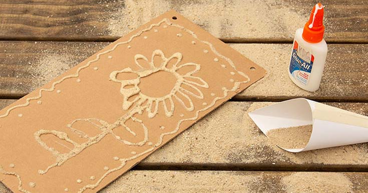 craft ideas using sand