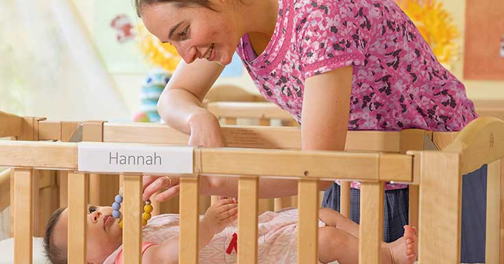 What happens in the baby room | Training resources | Community Playthings