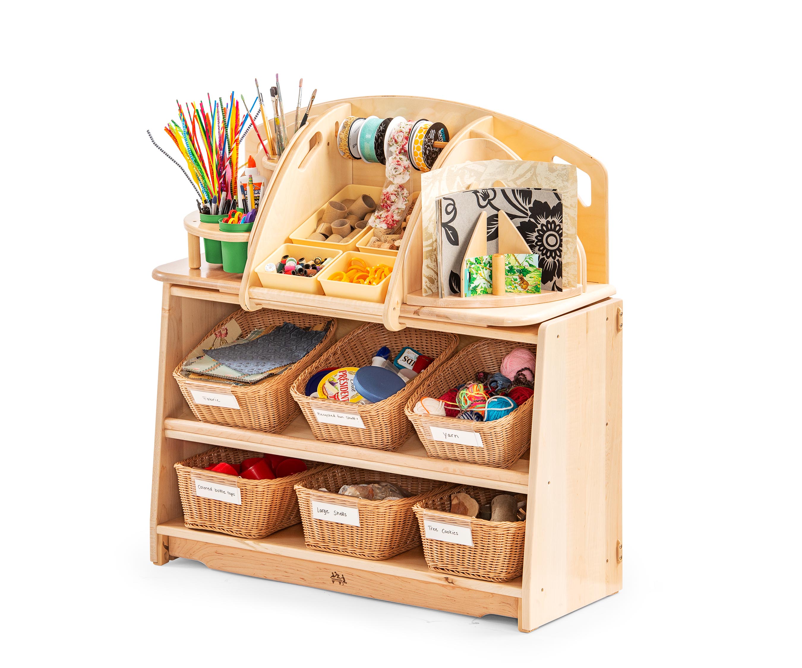 Creative unit 3 with totes or baskets