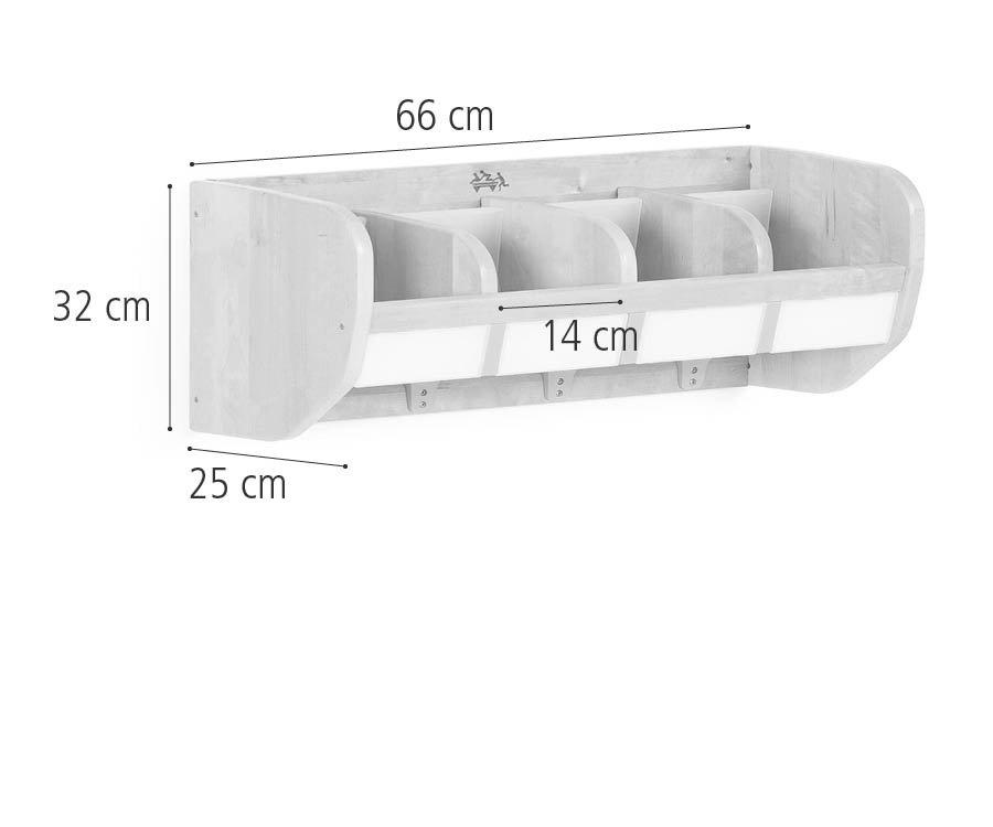 Compact wall cubbies | Community Playthings