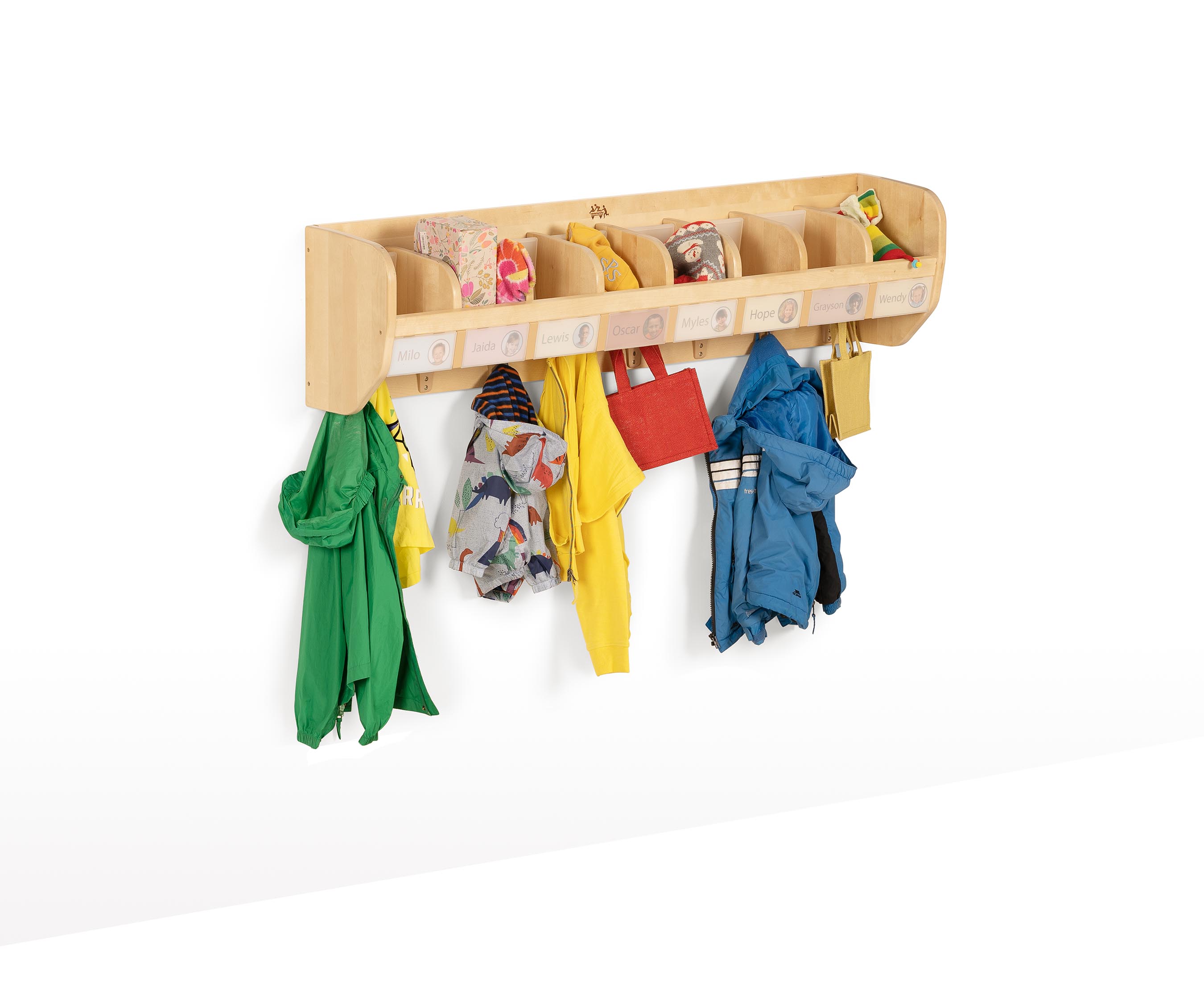 Compact wall cubbies | Community Playthings