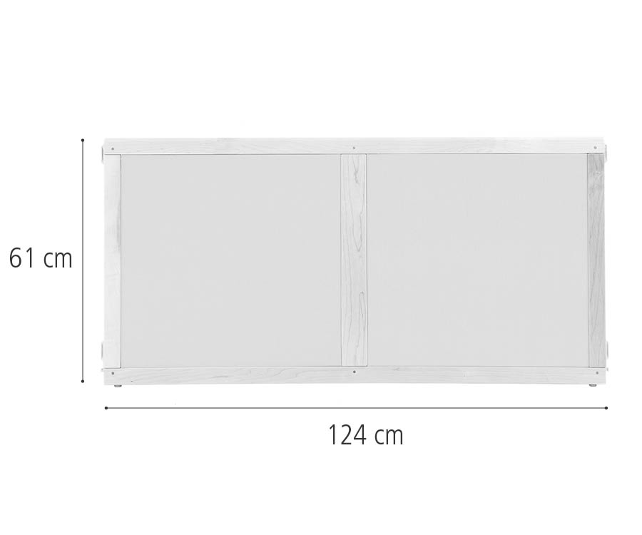 Rectangle panel 124 x 61 cm