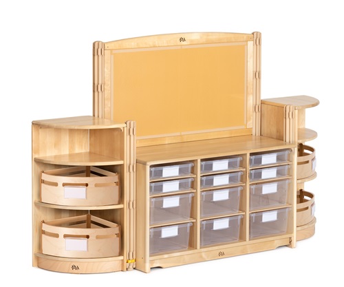 Display tray unit 106 x 61 cm with 6 shallow and 6 deep trays and ...