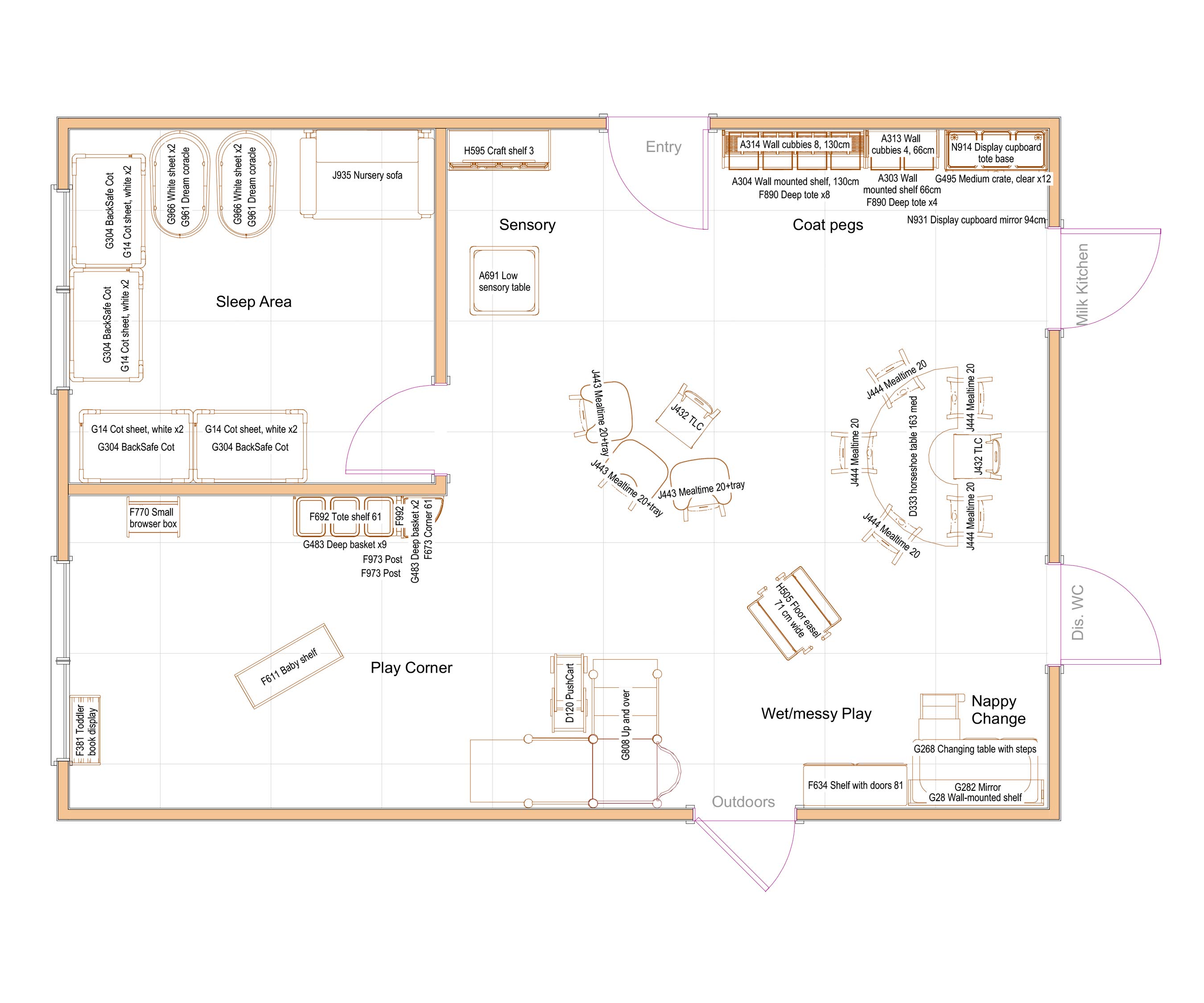 Baby Room for 0-15 mo